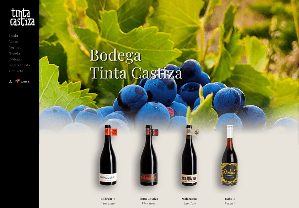 Nuevo sitio web de la Bodega Tinta Castiza - Bodega Tinta Castiza